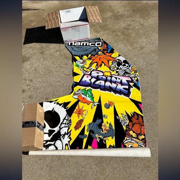 Other | Point Blank Arcade Cabinet Side Art Sticker | Poshmark